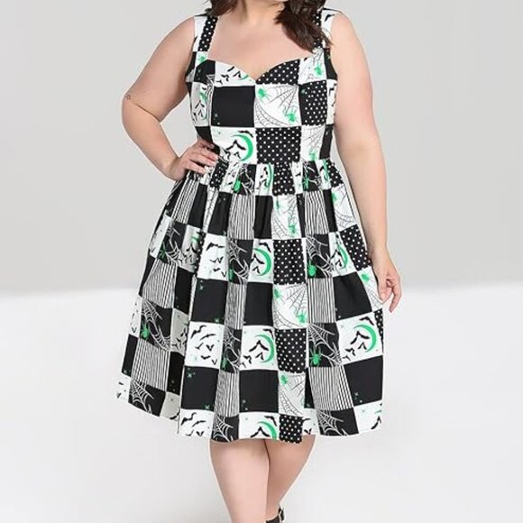Hell Bunny | Dresses | Hell Bunny Annie Bats And Spider Gothic ...